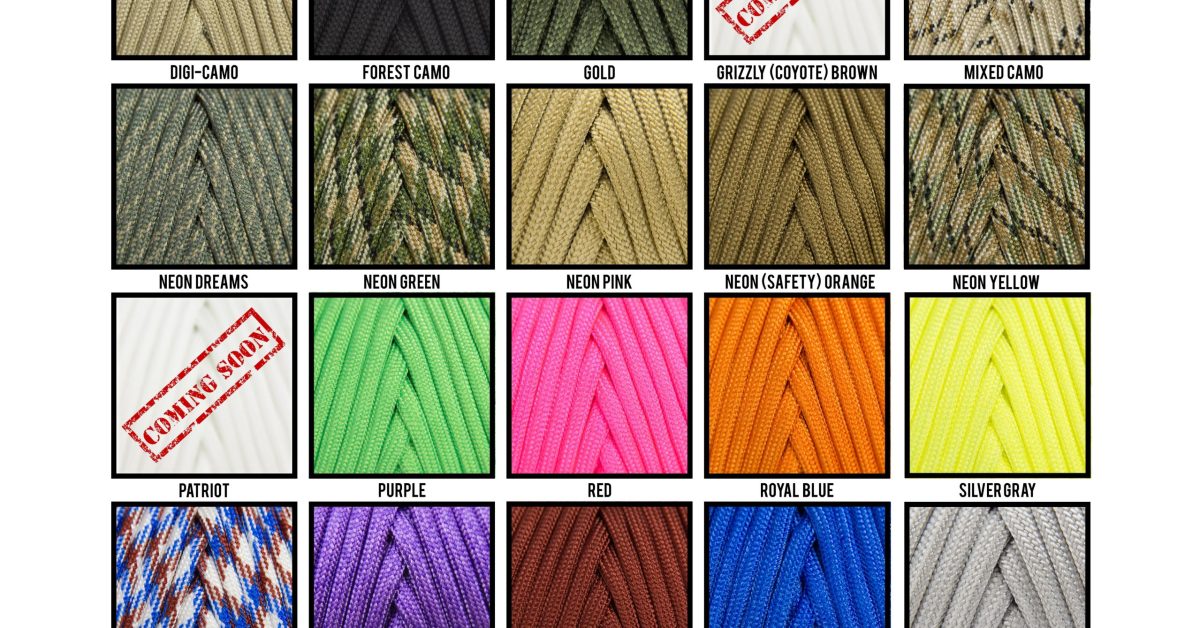 Paracord/Parachute Cord - TOUGH-GRID Genuine Mil-Spec 550lb
