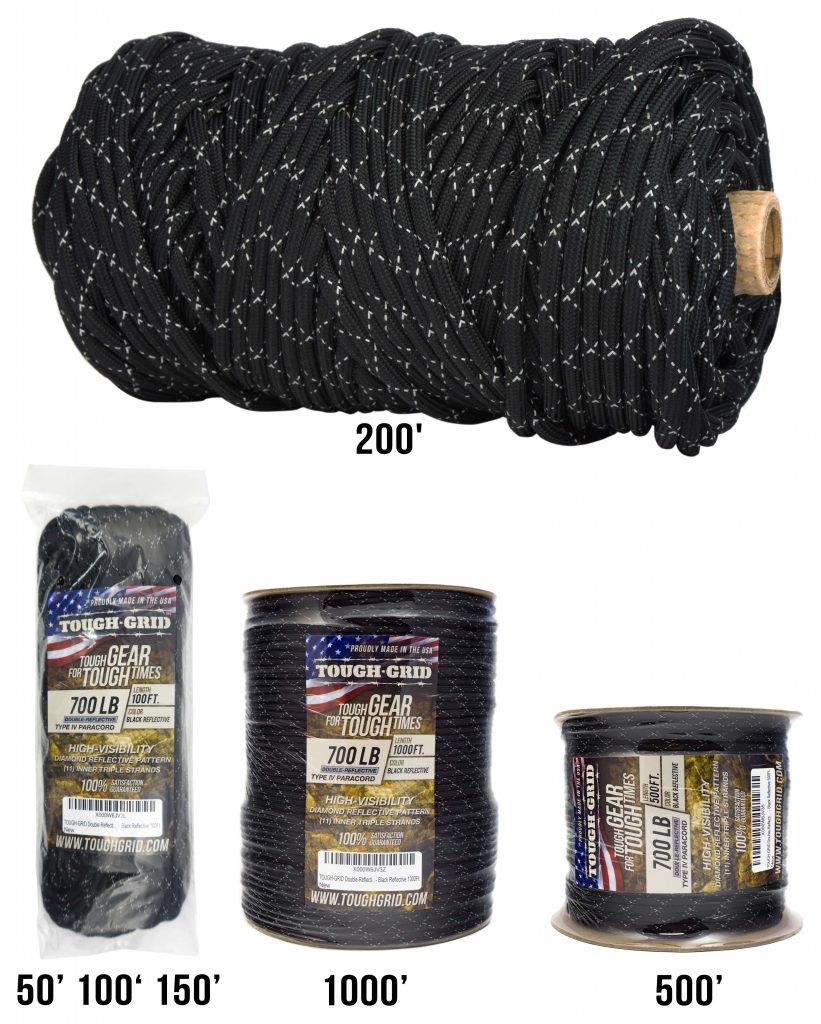 Reflective Paracord / Reflective Parachute Cord FAQs - TOUGH-GRID®